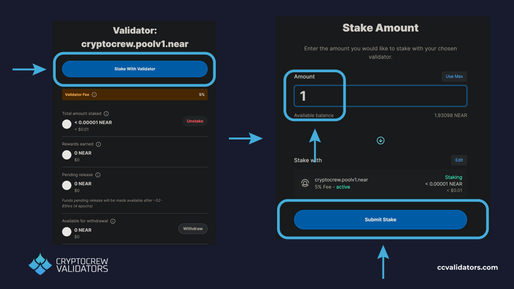 How to Stake Your NEAR Tokens on Desktop