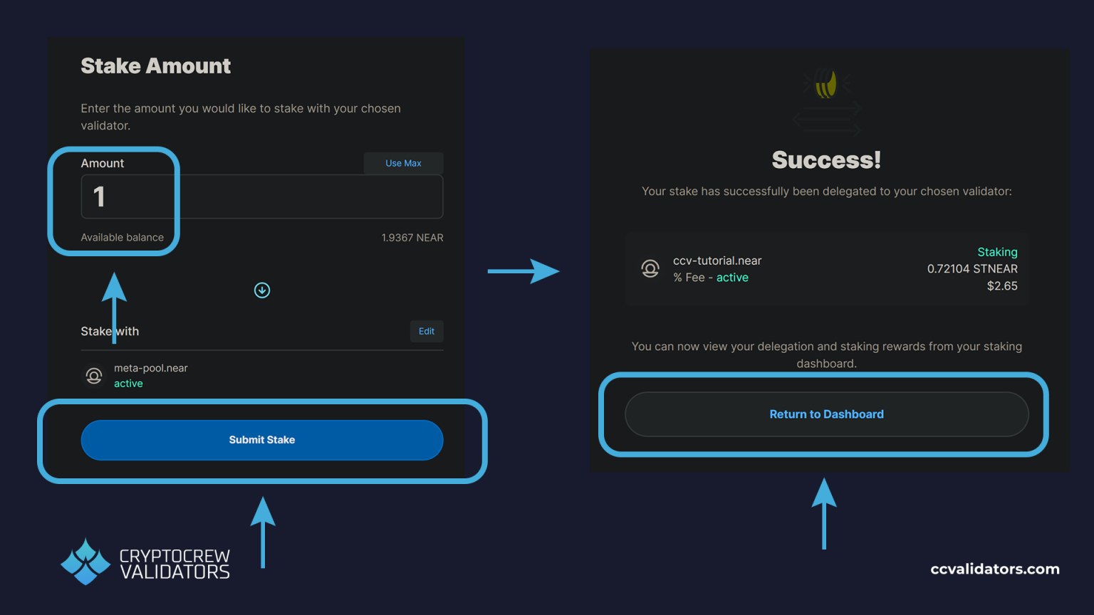 How to Stake Your NEAR Tokens on Desktop